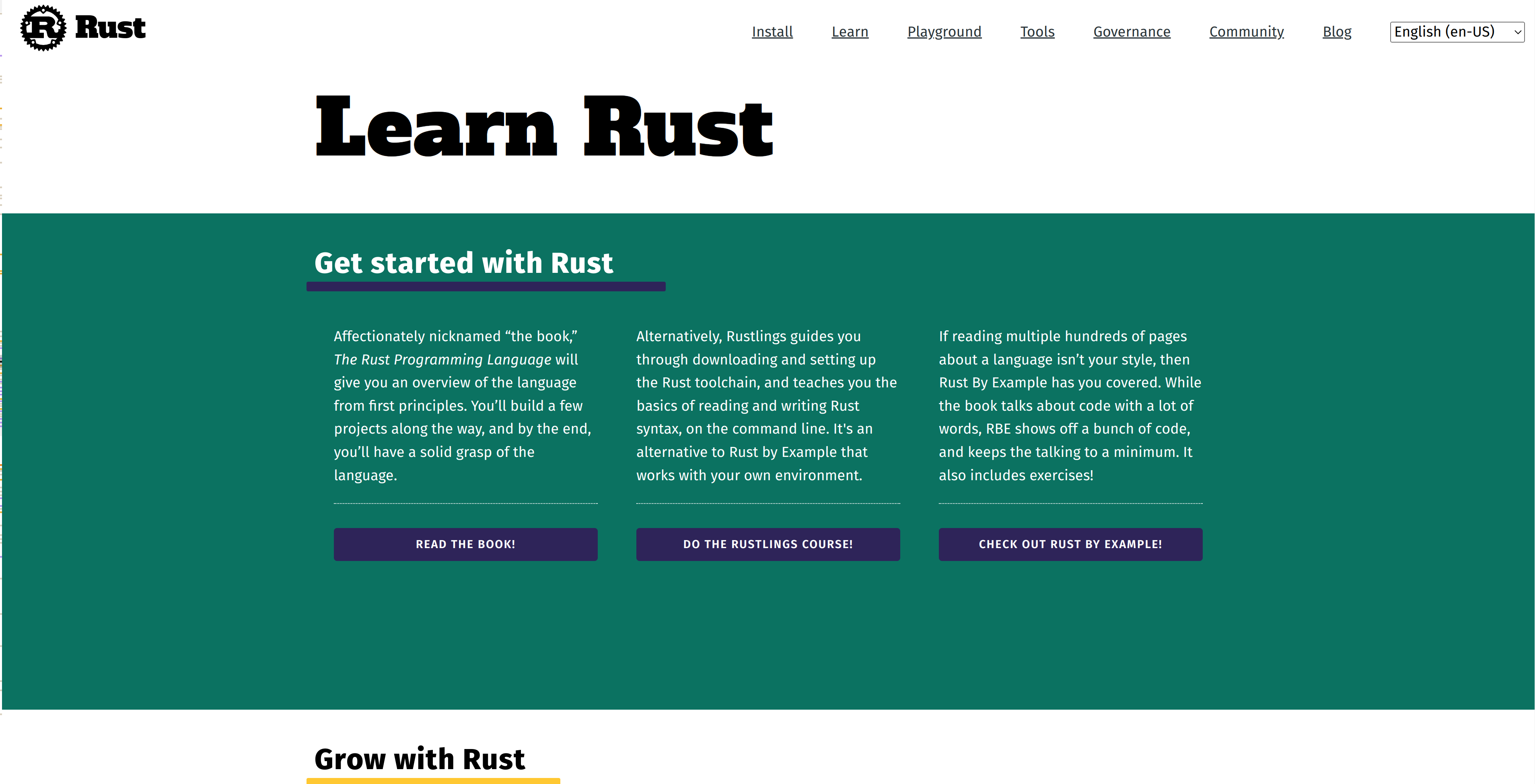 Don't redirect doc.rust-lang.org to www.rust-lang.org/learn · Issue ...