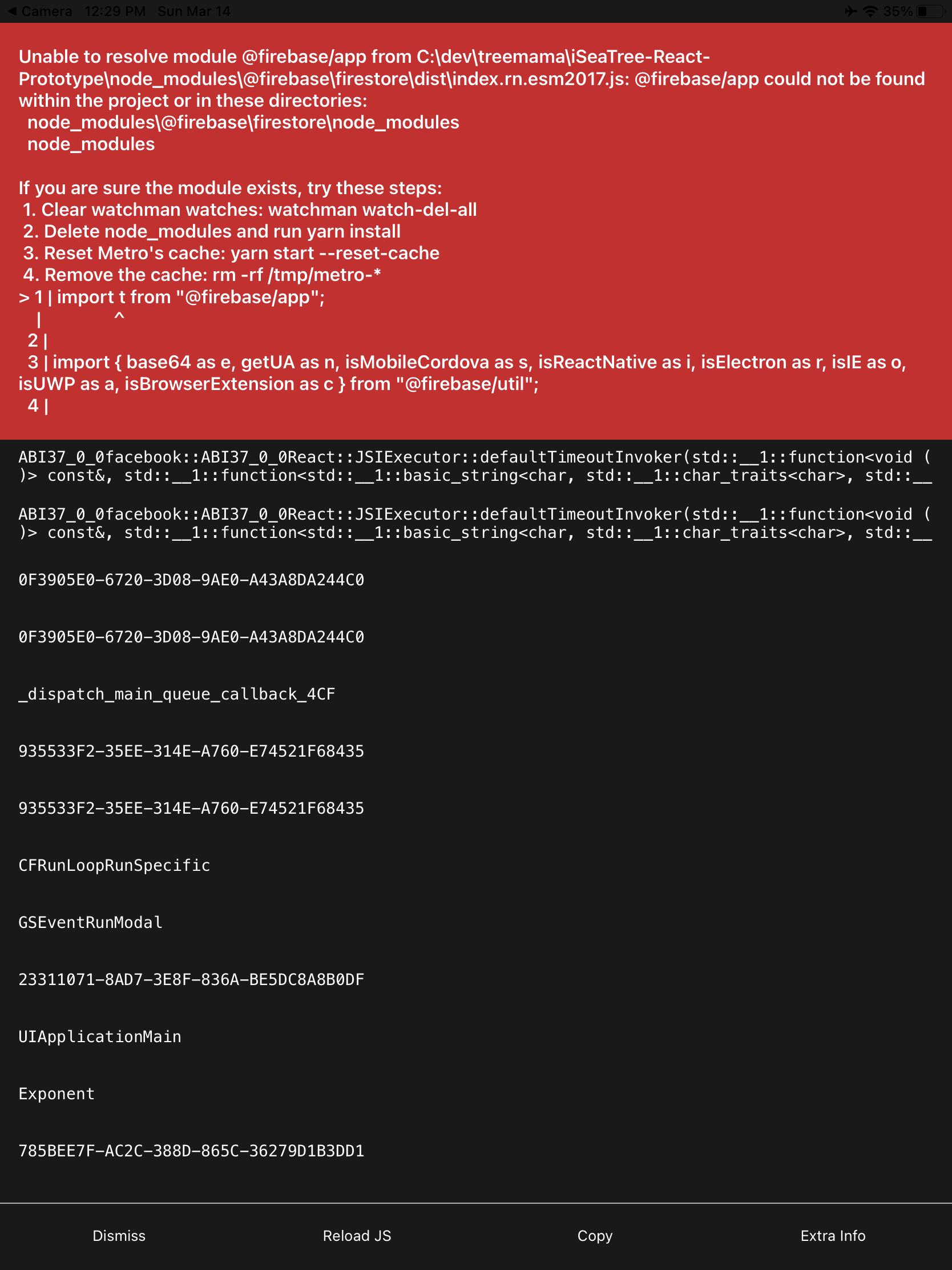 Cant Run Install Gets Stuck On Firebasenode Gyp · Issue 189 · Treemamaiseatree React