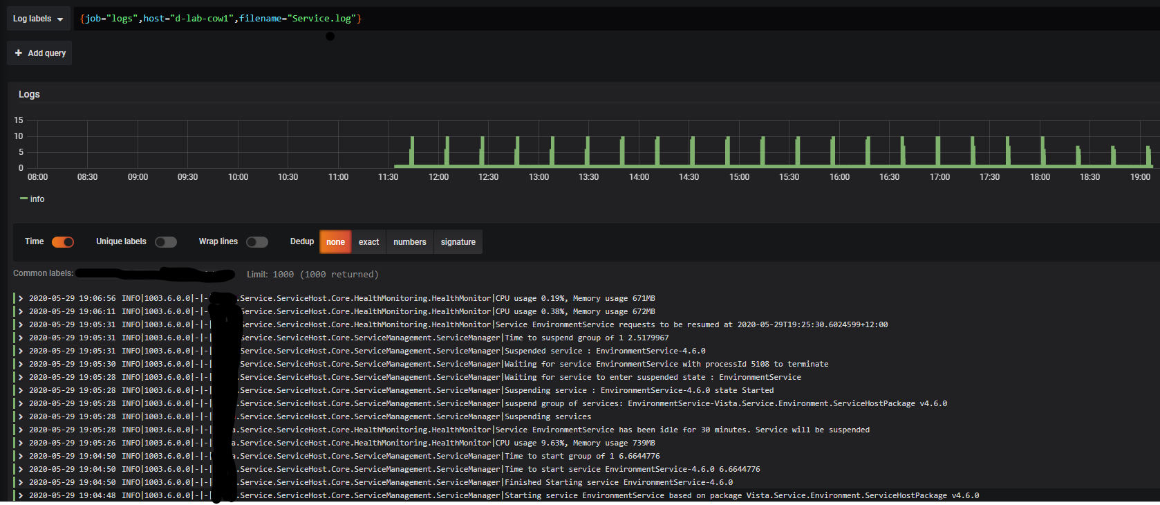 Loki returning results with 3 Labels but not with 2 · Issue #2164 · grafana/loki · GitHub