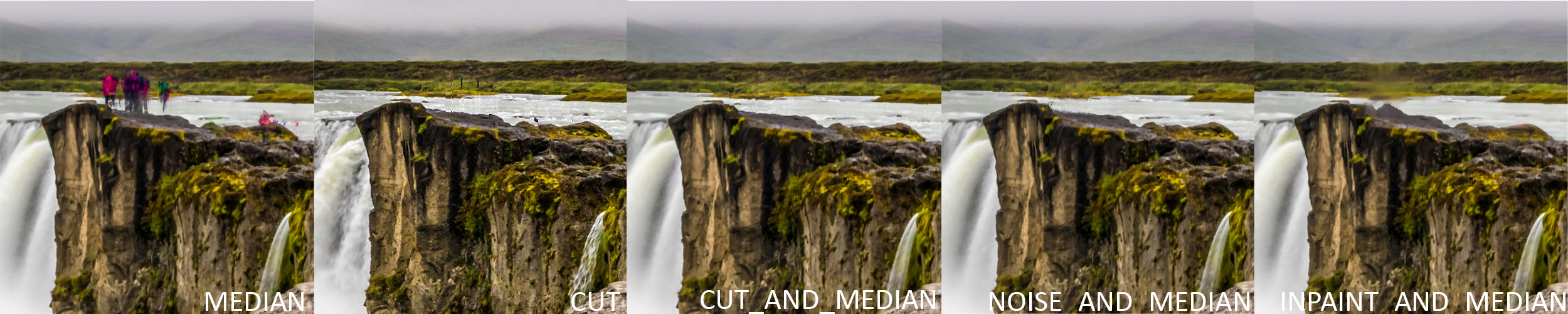 GitHub - beltoforion/the-tourist-filter: An algorithm that combines median stacking with object ...