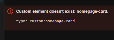 After 2023.9 update - Custom element doesn't exist · Issue #726 · dwainscheeren/dwains-lovelace ...