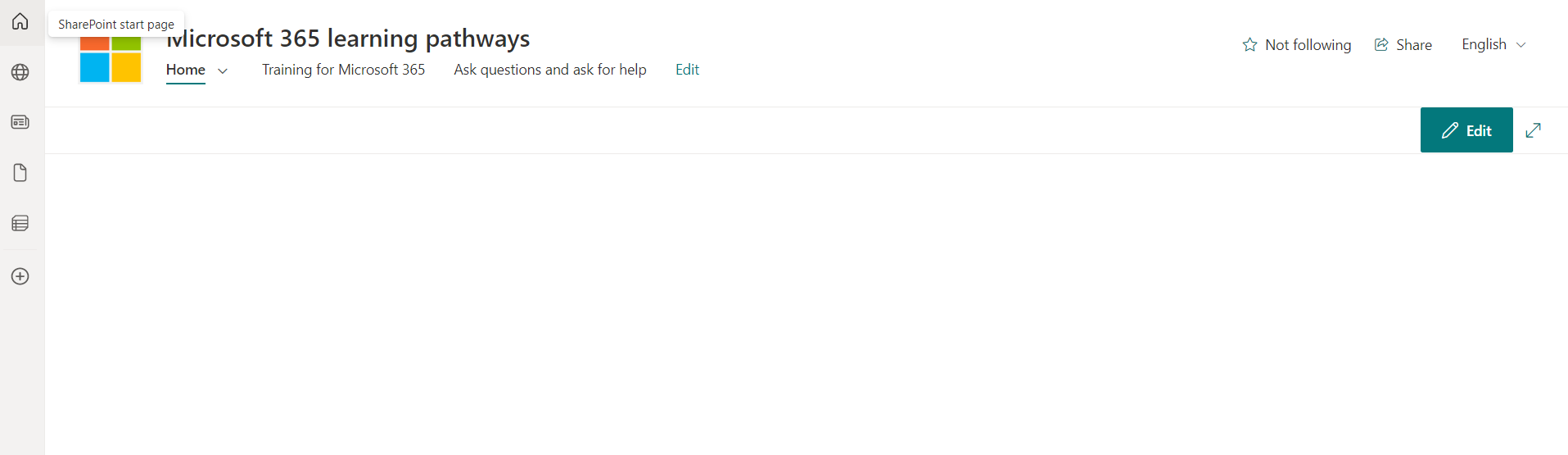Learning Pathways content not loading · Issue #681 · pnp/custom-learning-office-365 · GitHub