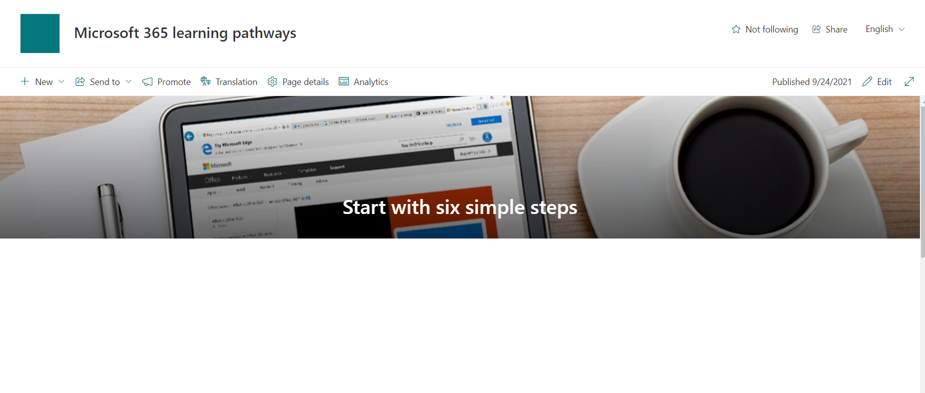 Learning Pathways content not loading · Issue #681 · pnp/custom-learning-office-365 · GitHub