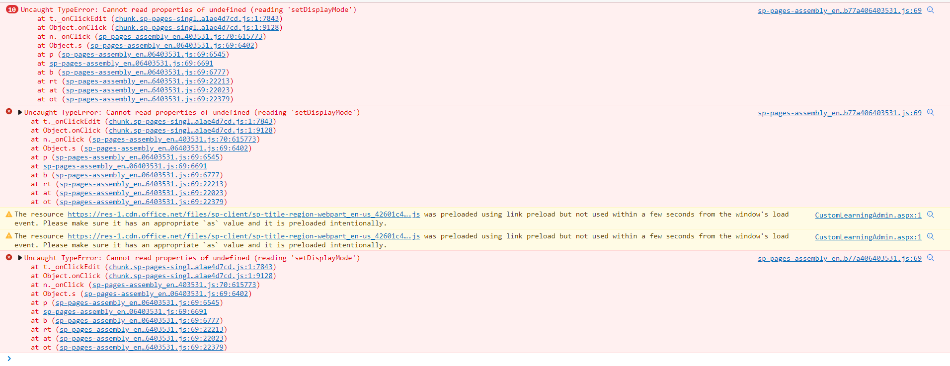 Learning Pathways content not loading · Issue #681 · pnp/custom ...