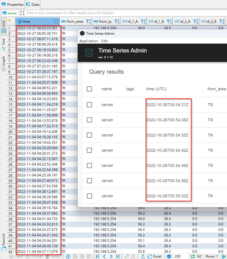 when view influxDB table, the time is not correct · Issue #18044 · dbeaver/dbeaver · GitHub