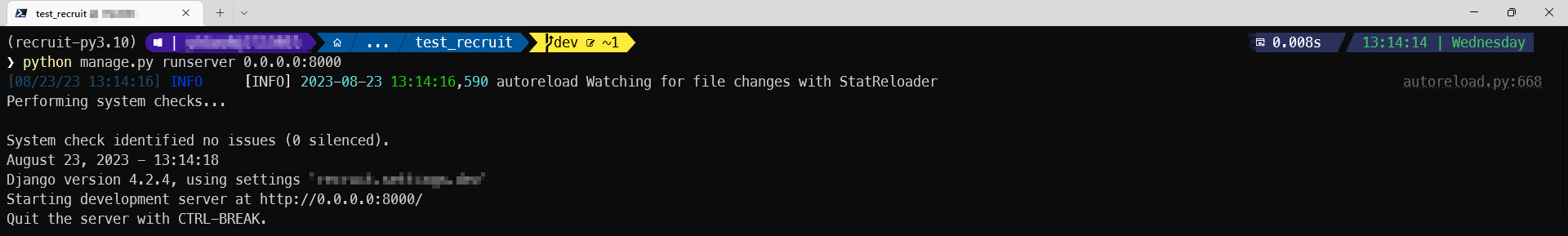 Prompt Overflow Issue When Entering Python Virtual Environment · Issue #4178 · JanDeDobbeleer/oh ...