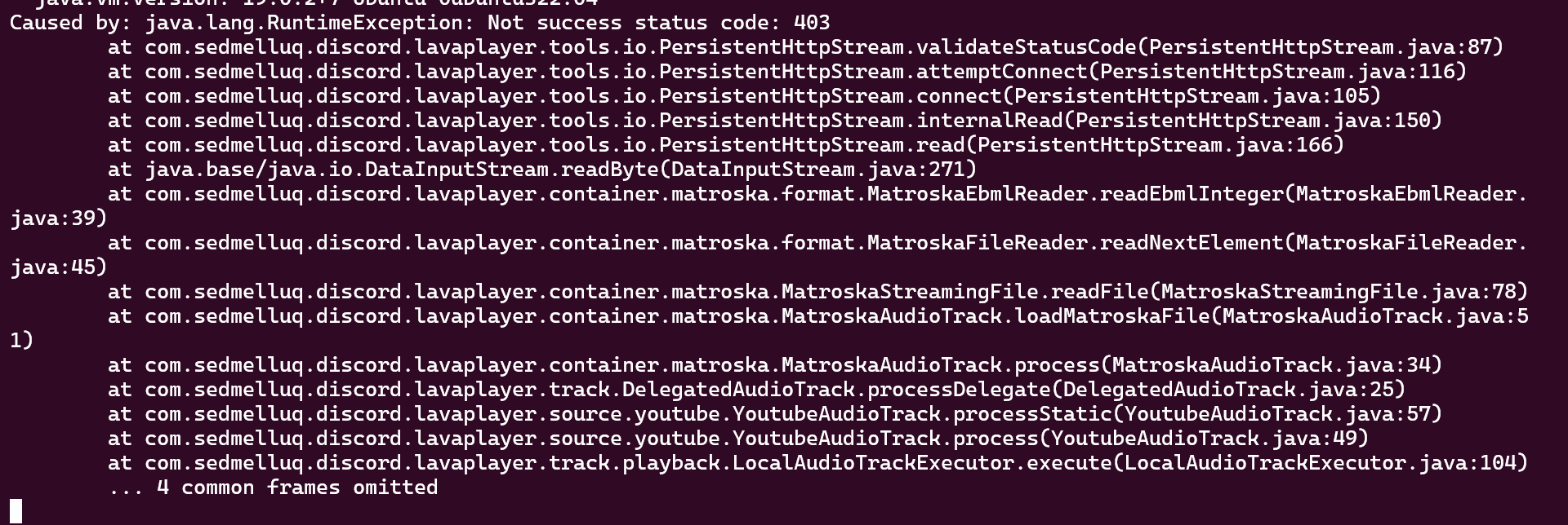 [Bug Report] Bot keeps disconnecting from voice channel after 4-5 seconds · Issue #1306 ...