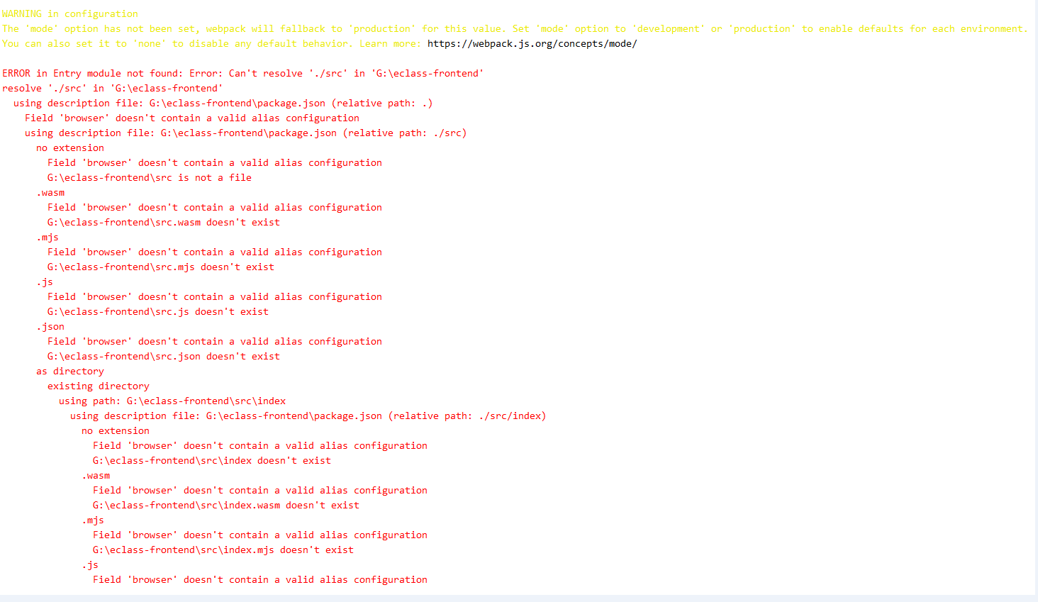 How can i config when i run 'webpack' and happen this problem · Issue ... How can i config when i run 'webpack' and happen this problem · Issue ...
