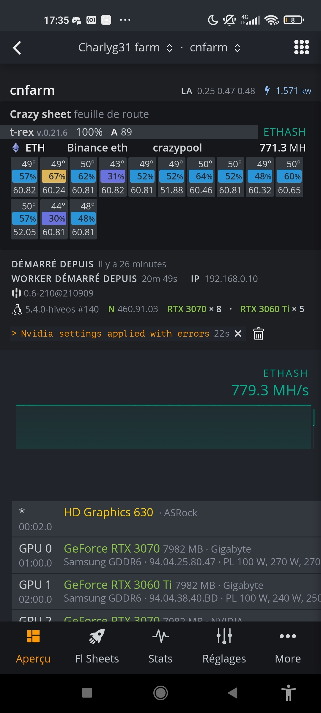 long miner started and overclock difficult to apply. · Issue #617 · trexminer/T-Rex · GitHub