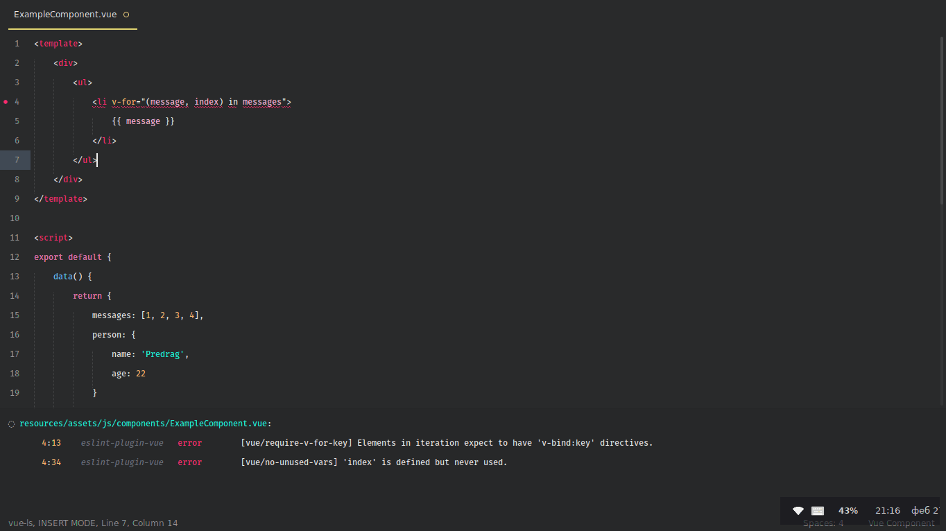 Vue support using vue-language-server · Issue #284 · sublimelsp/LSP · GitHub
