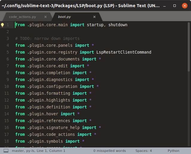Visual indication if code actions exist · Issue #485 · sublimelsp/LSP · GitHub