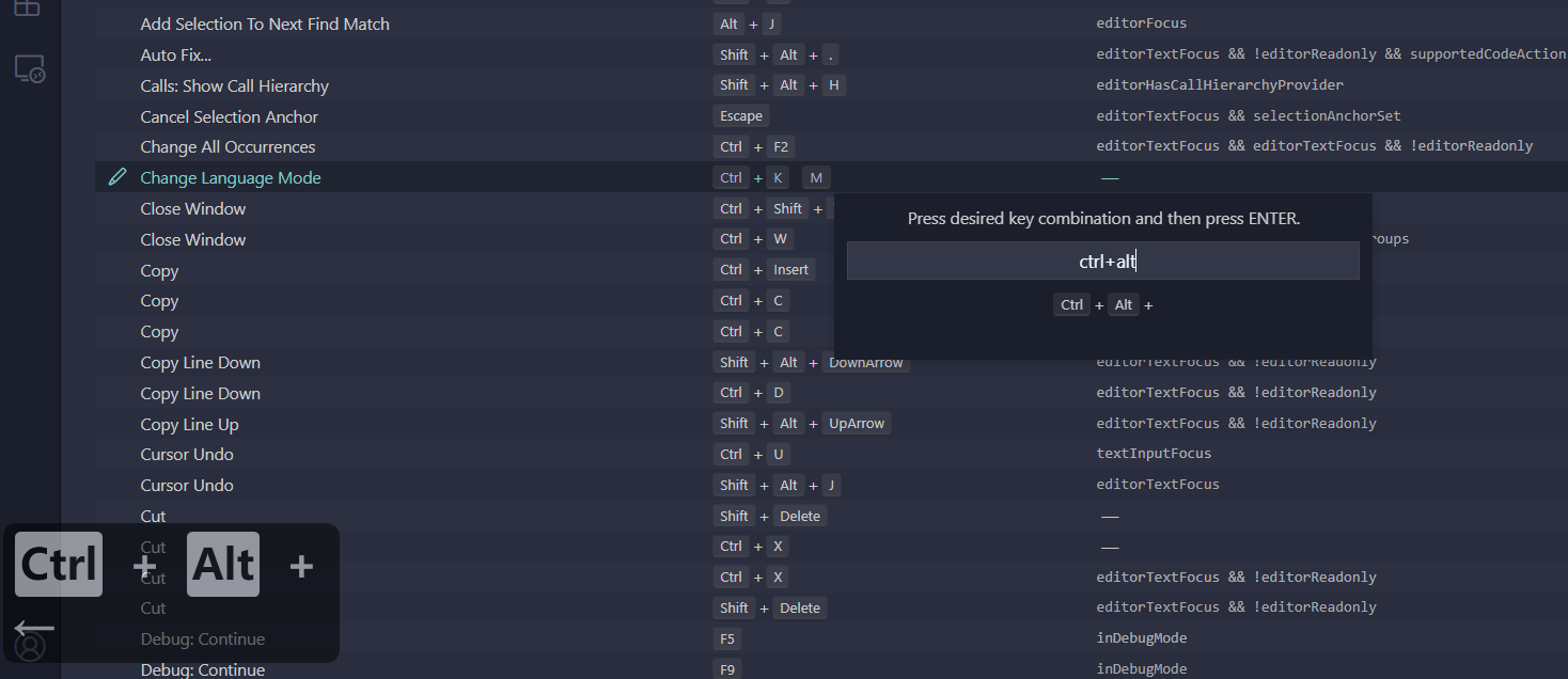 keyboard shortcut · Issue #106084 · microsoft/vscode · GitHub