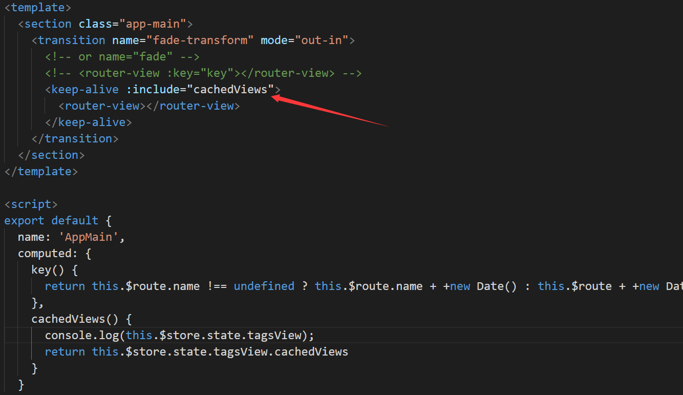 Keep Alive，缓存页面的问题 · Issue 1430 · Panjiachenvue Element Admin · Github