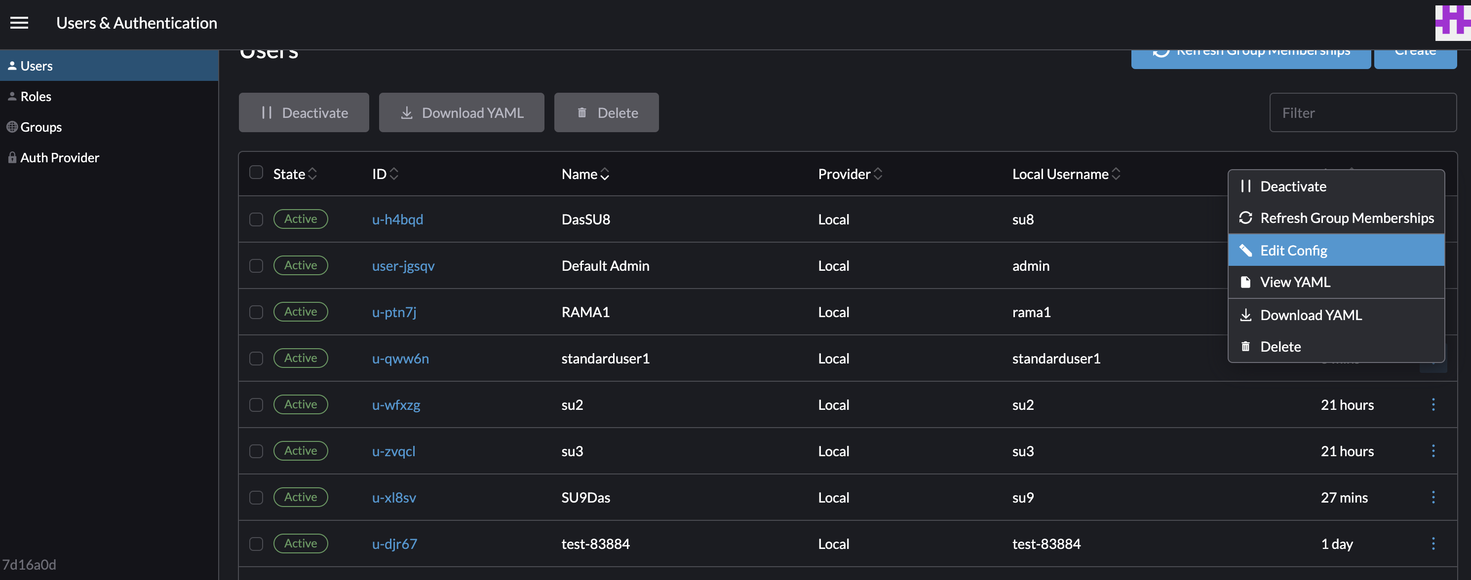 Update User : Description field is NOT populating the value · Issue #7839 · rancher/dashboard ...