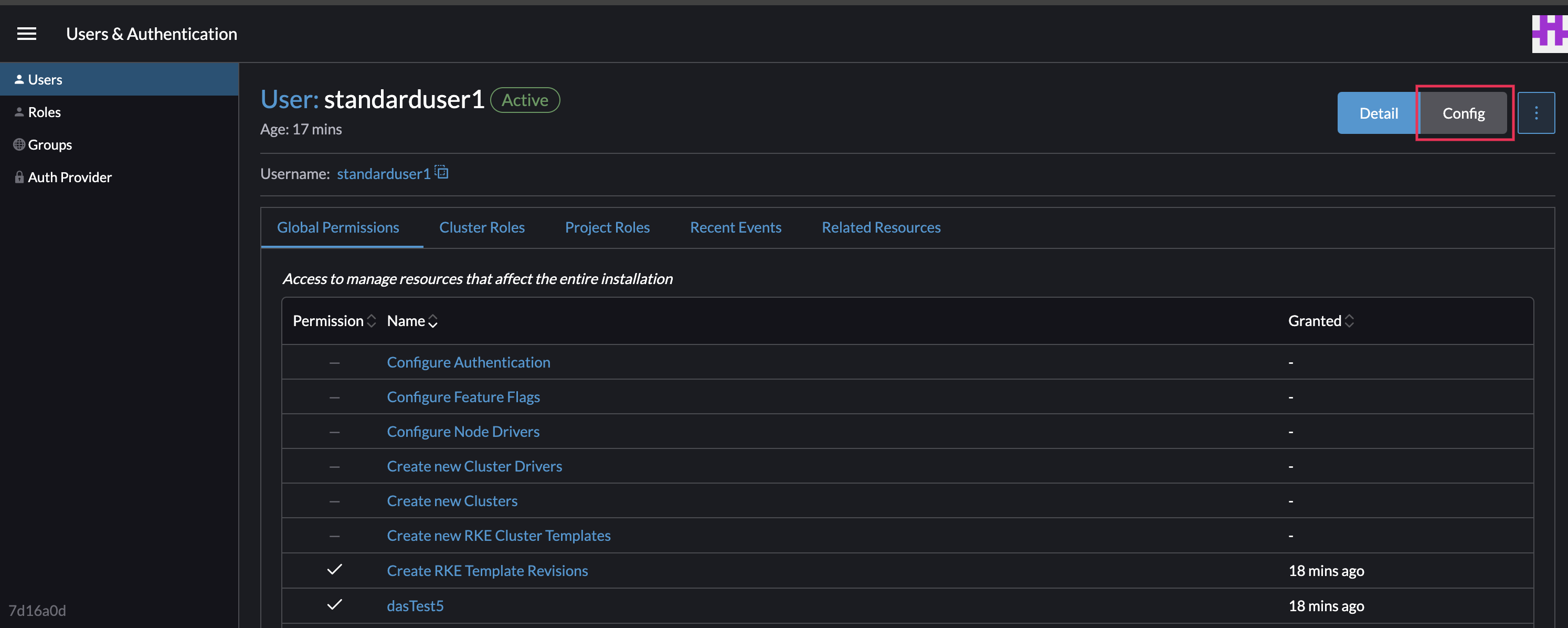 Update User : Description field is NOT populating the value · Issue #7839 · rancher/dashboard ...
