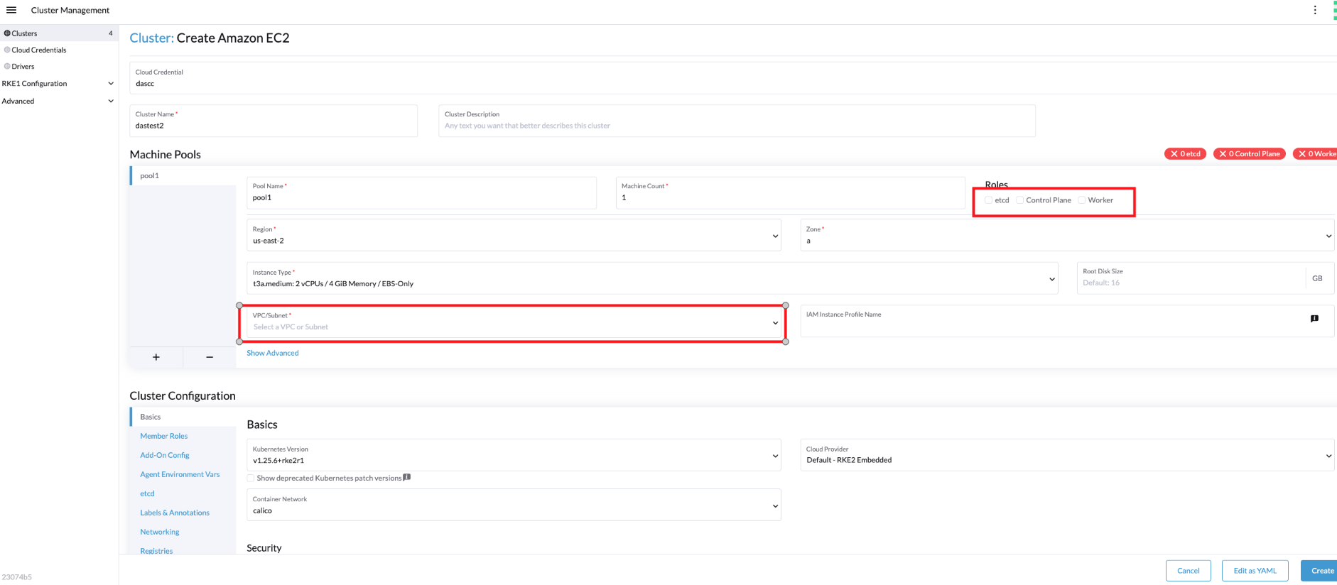 User can create a RKE2 cluster without a etcd, worker and cp Roles · Issue #8387 · rancher ...