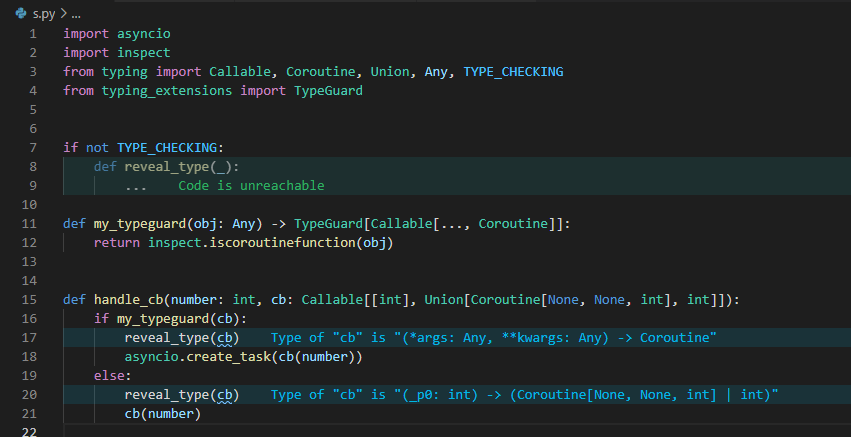Pyright discards type information with typeguard use. · Issue #1995 ...