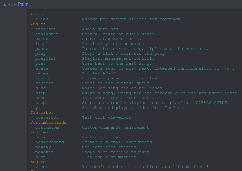 [V3] Optional Embed system · Issue #1436 · Cog-Creators/Red-DiscordBot · GitHub