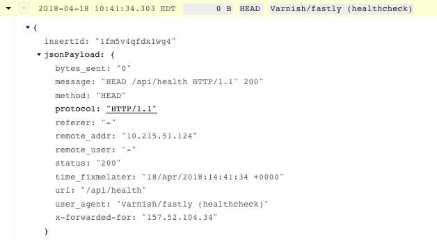 What Jsonpayload Keys Are Recognized By Stackdriver · Issue 220