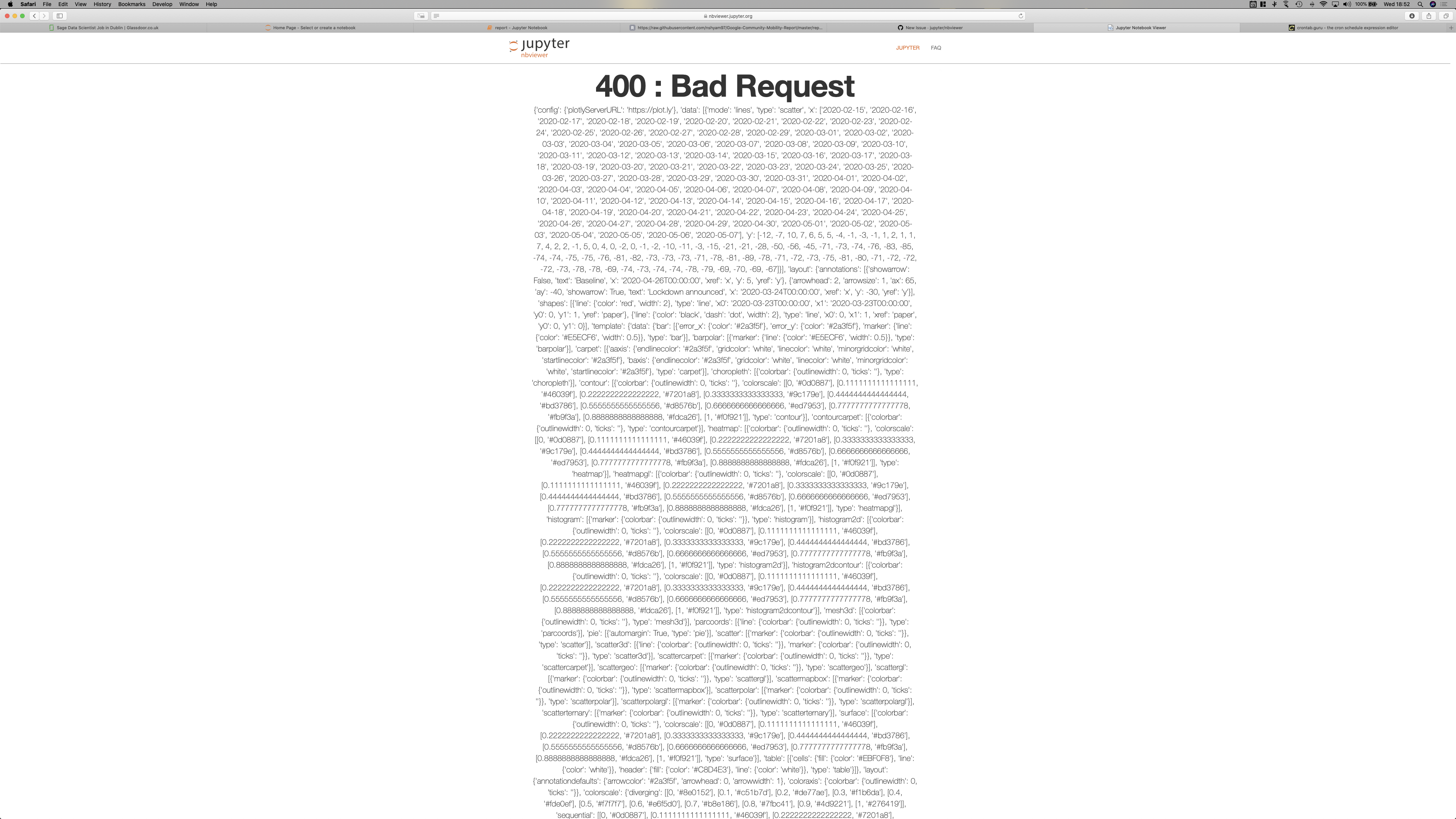 400 Bad Request Something To Do With Plotly · Issue 926 · Jupyternbviewer · Github