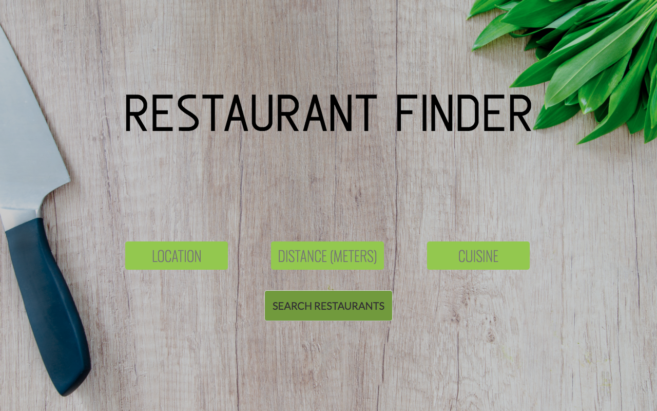 GitHub - Stephen-Choi/restaurant-finder: Web app to help find nearby ...