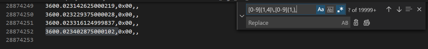 Crash replacing huge txt file by regular expression · Issue #99738 · microsoft/vscode · GitHub