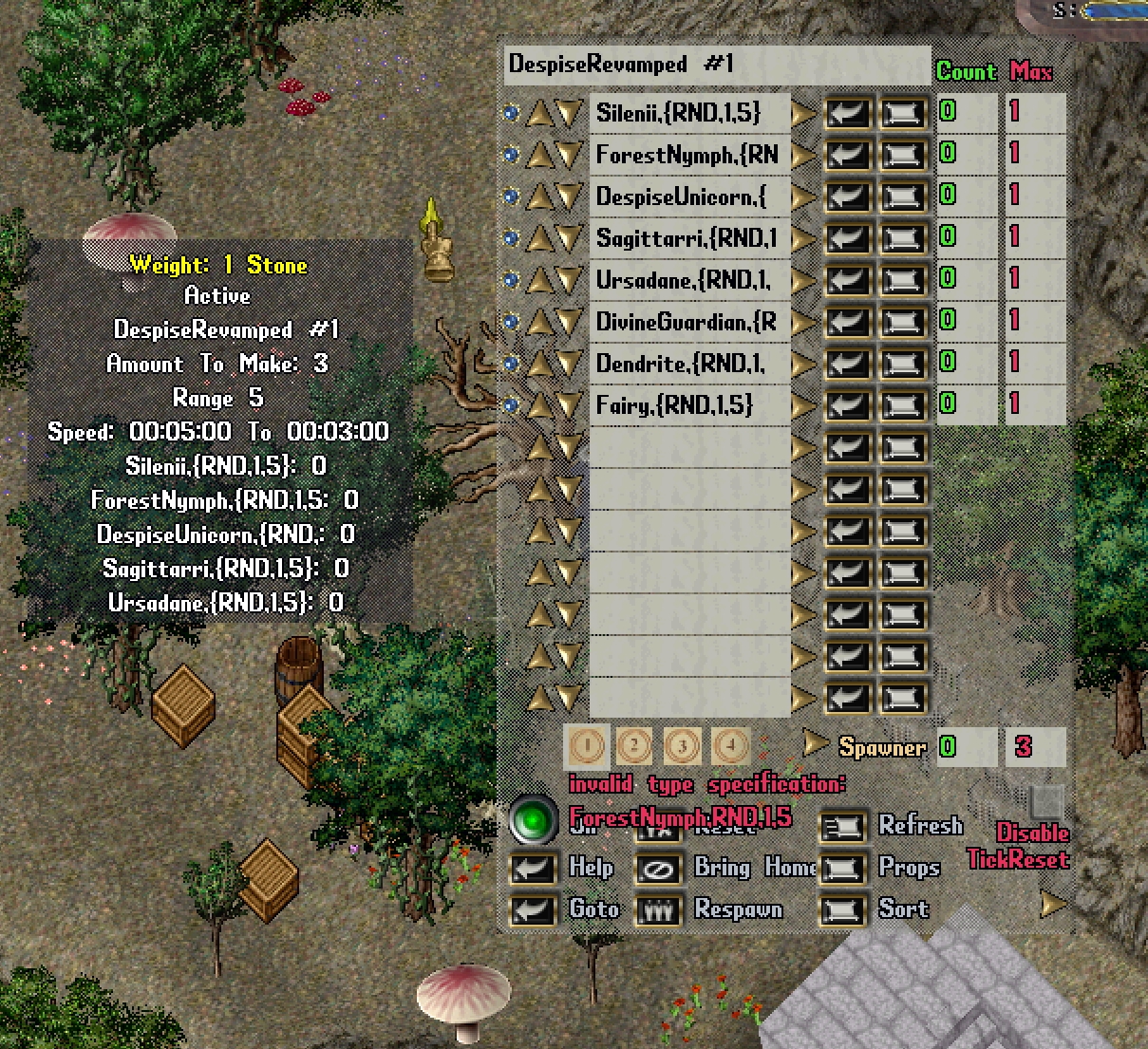 Despise mobs are not spawning. · Issue #4933 · ServUO/ServUO · GitHub