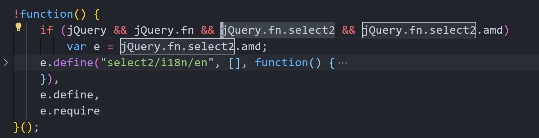 i18n dist files have invalid condition · Issue #6124 · select2/select2 · GitHub