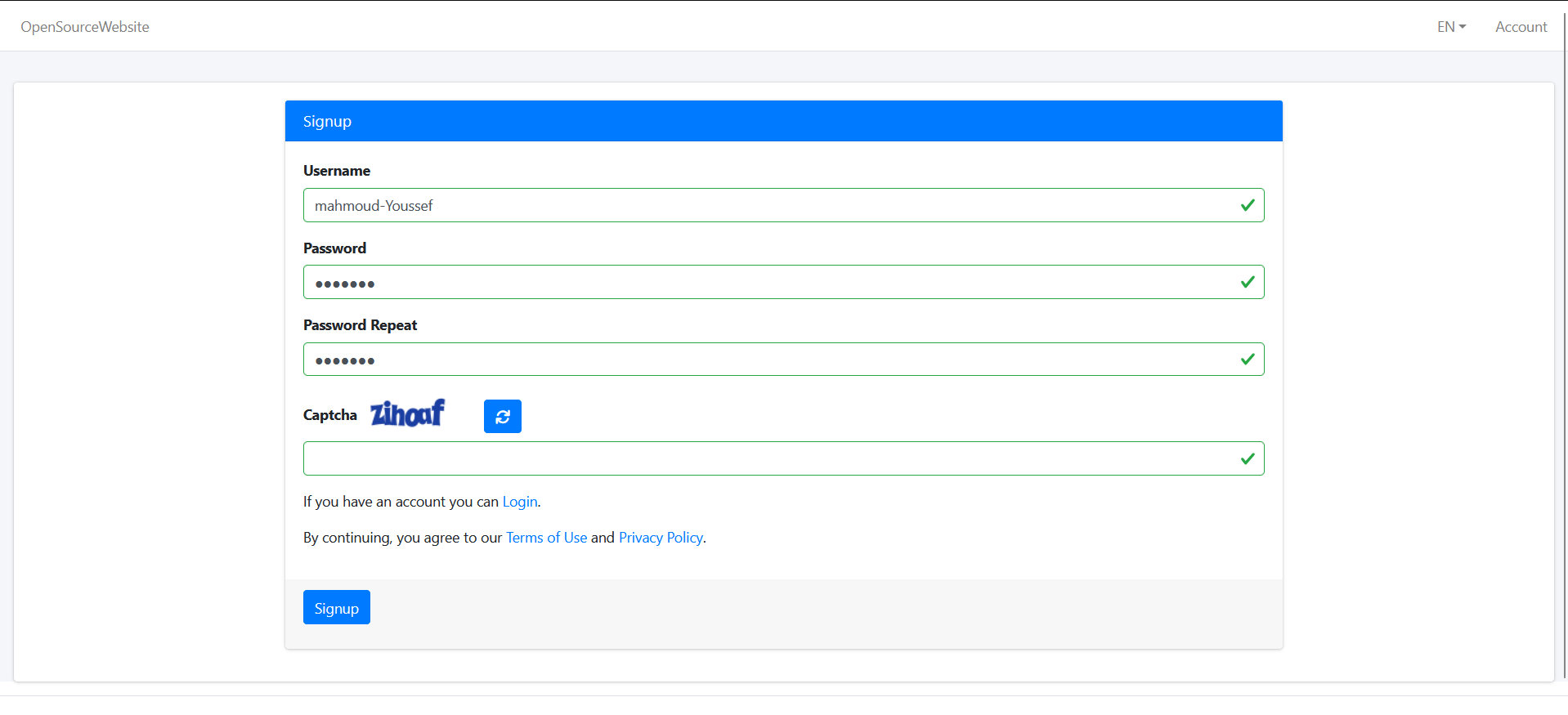 Client-Side Validation on all forms · Issue #621 · opensourcewebsite ...