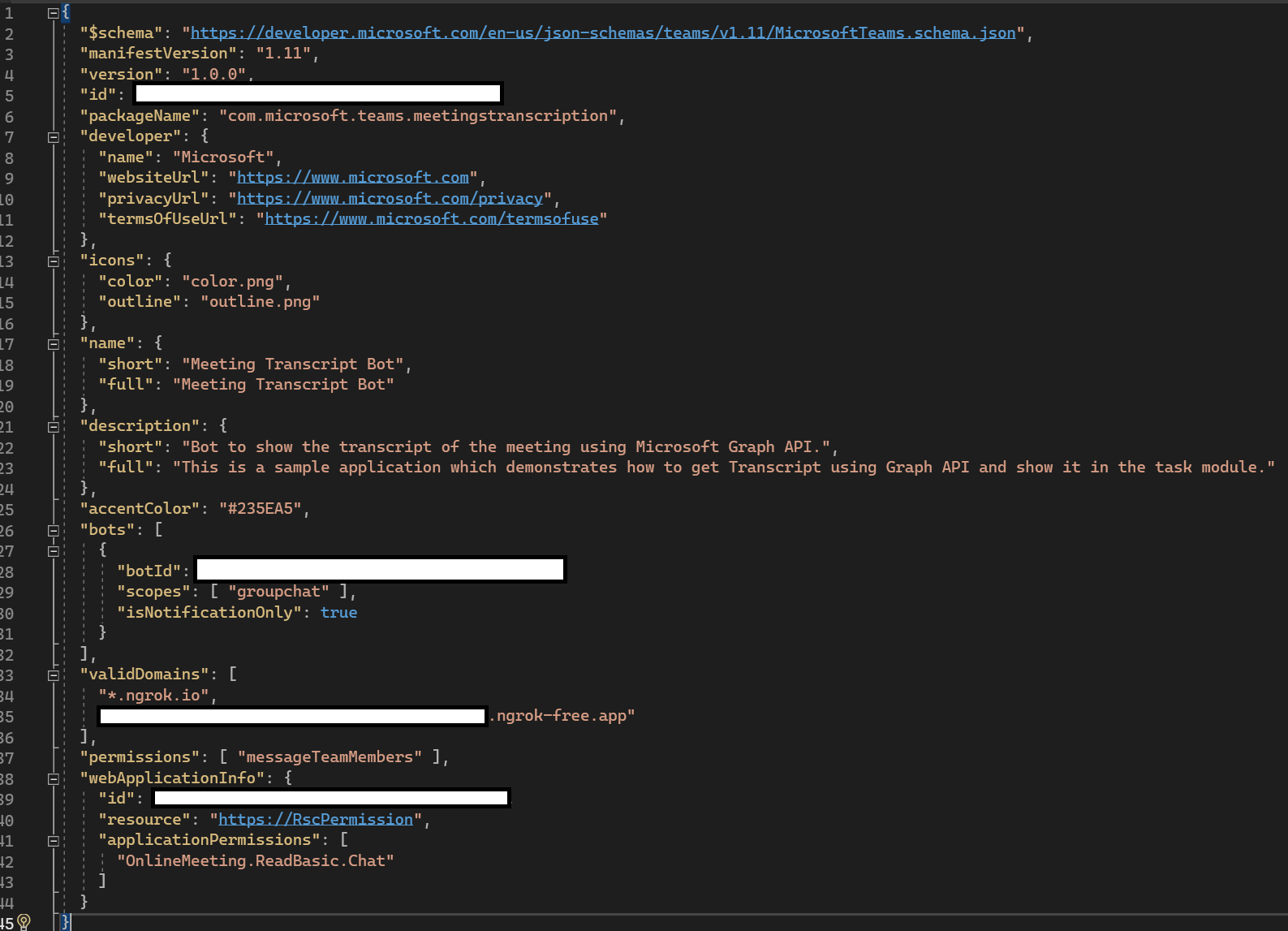 Meeting Transcript Bot - "Permissions Denied" error · Issue #780 · OfficeDev/Microsoft-Teams ...
