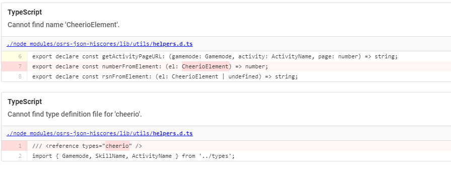 CheerioElement · Issue #12 · maxswa/osrs-json-hiscores · GitHub
