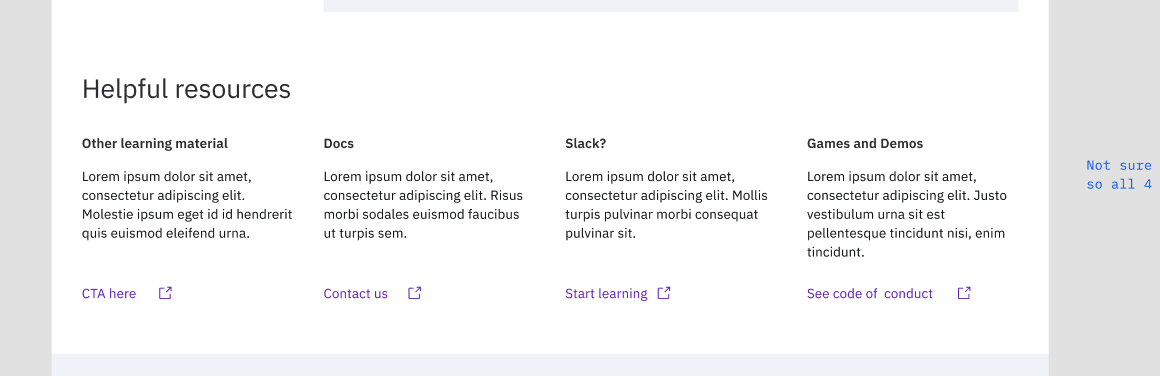 Create "Helpful Resources" section for the new Textbook landing page ...