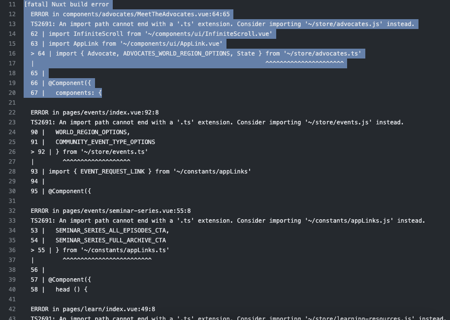 CI builds failing due to TS error TS2691 · Issue #1580 · Qiskit/qiskit ...