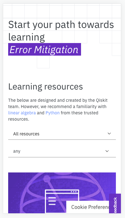 [General UI] Dropdown arrow should be align on learn page · Issue #1056 · Qiskit/qiskit.org · GitHub