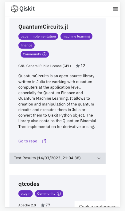 Bug: App Card labels overlap title · Issue #2852 · Qiskit/qiskit.org · GitHub