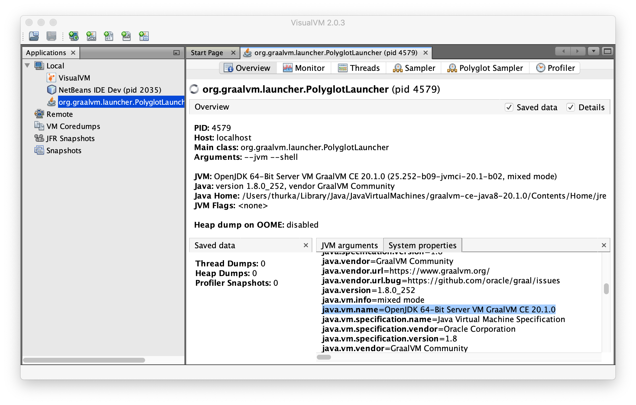 Polyglot Sampler not showing up · Issue #218 · oracle/visualvm · GitHub