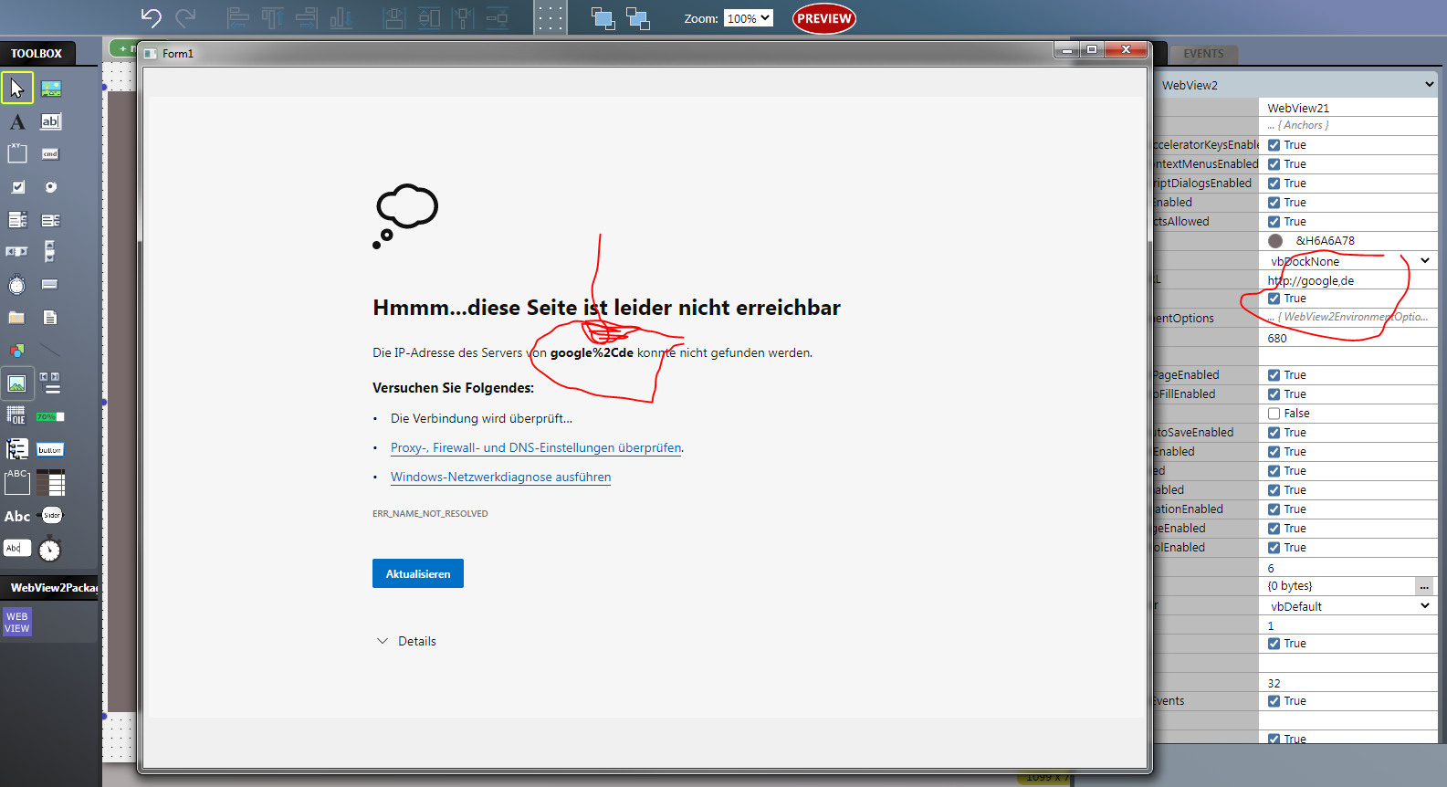 Web View has problems with encoding special chars · Issue #1311 · twinbasic/twinbasic · GitHub