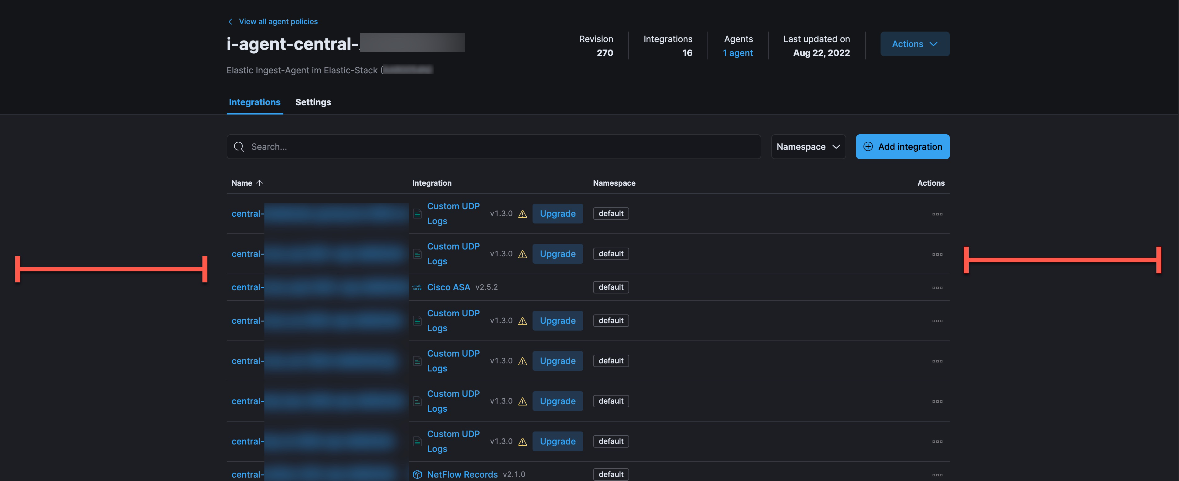 [Fleet] Improvement for Elastic Fleet and Integrations UI · Issue #139225 · elastic/kibana · GitHub