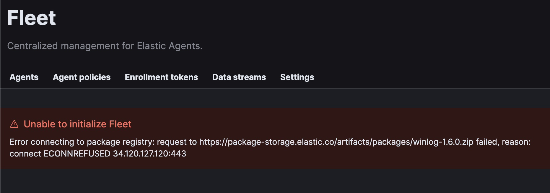 [Fleet] Upgrading Elastic-Stack breaks Fleet-Management if certain URLs to *.elastic.co are ...