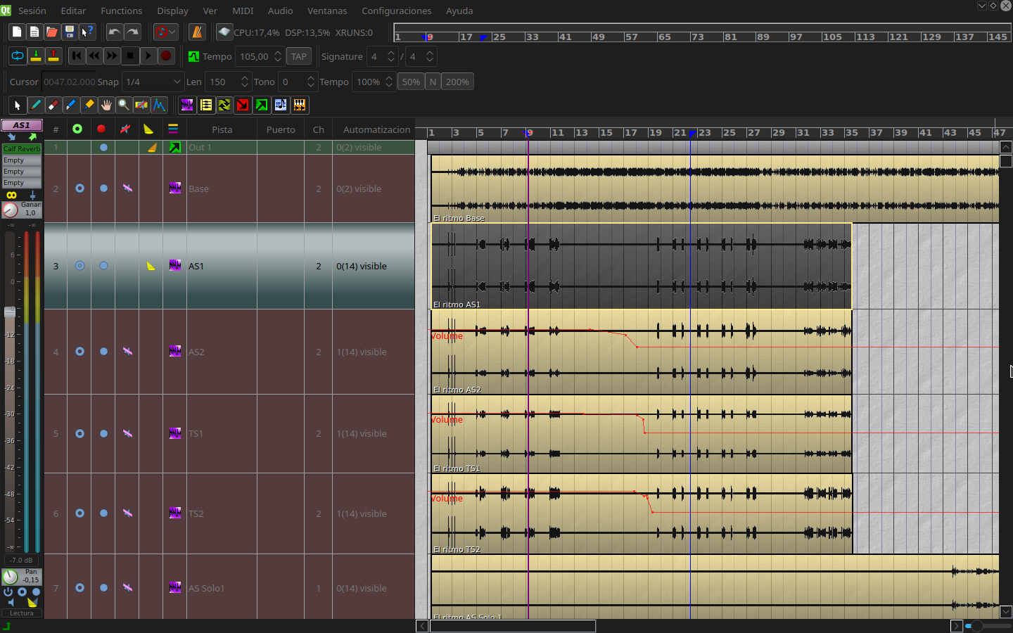 Automation has no does nothing when playing tracks · Issue #817 · muse-sequencer/muse · GitHub