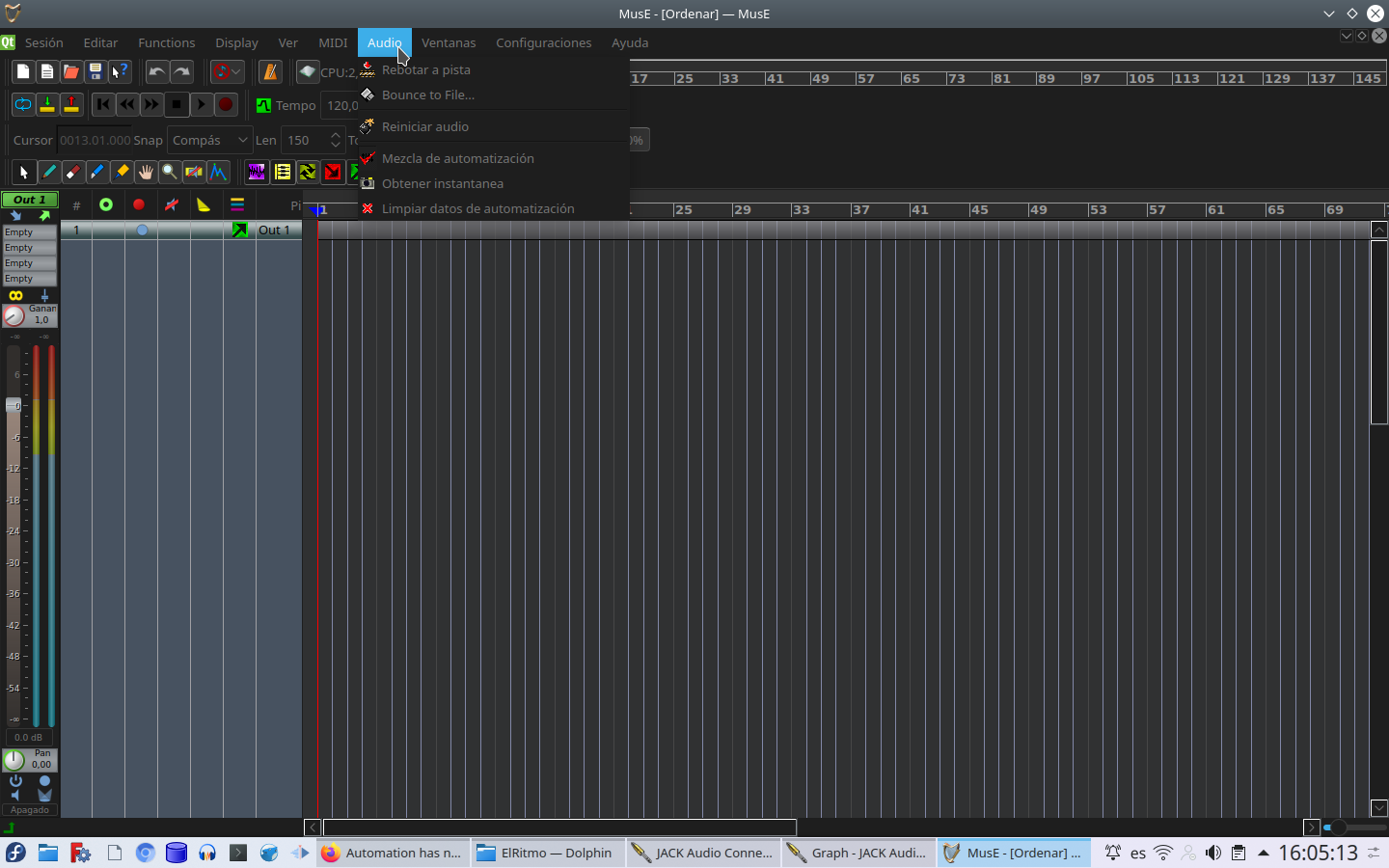 Automation has no does nothing when playing tracks · Issue #817 · muse-sequencer/muse · GitHub