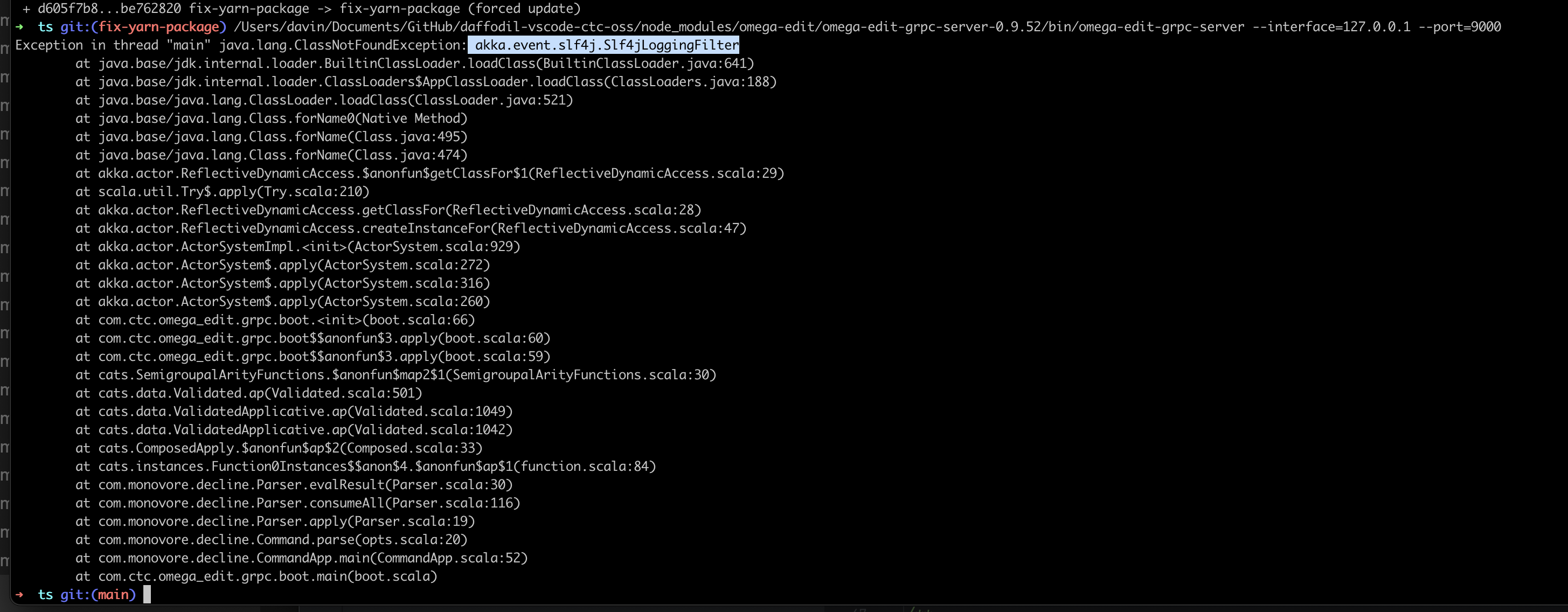 Ωedit 0.9.52 is missing logging jars · Issue #575 · ctc-oss/omega-edit · GitHub