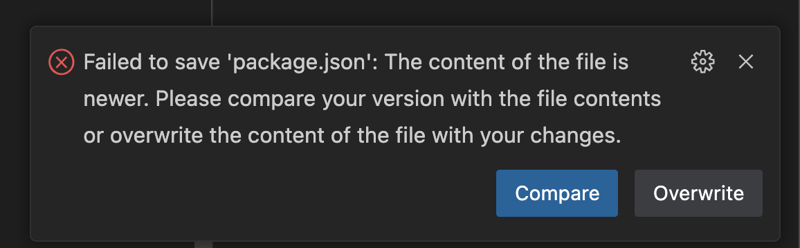 Handle changes made to an edited file done outside the editor instance ...