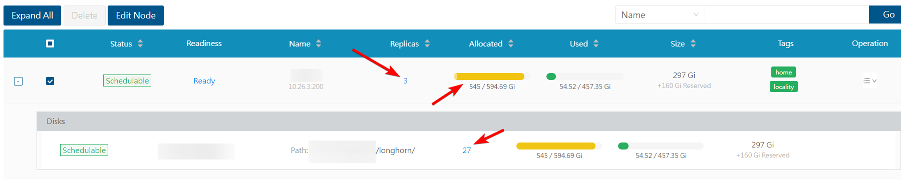 [BUG] Longhorn UI show wrong allocated space · Issue #5714 · longhorn/longhorn · GitHub