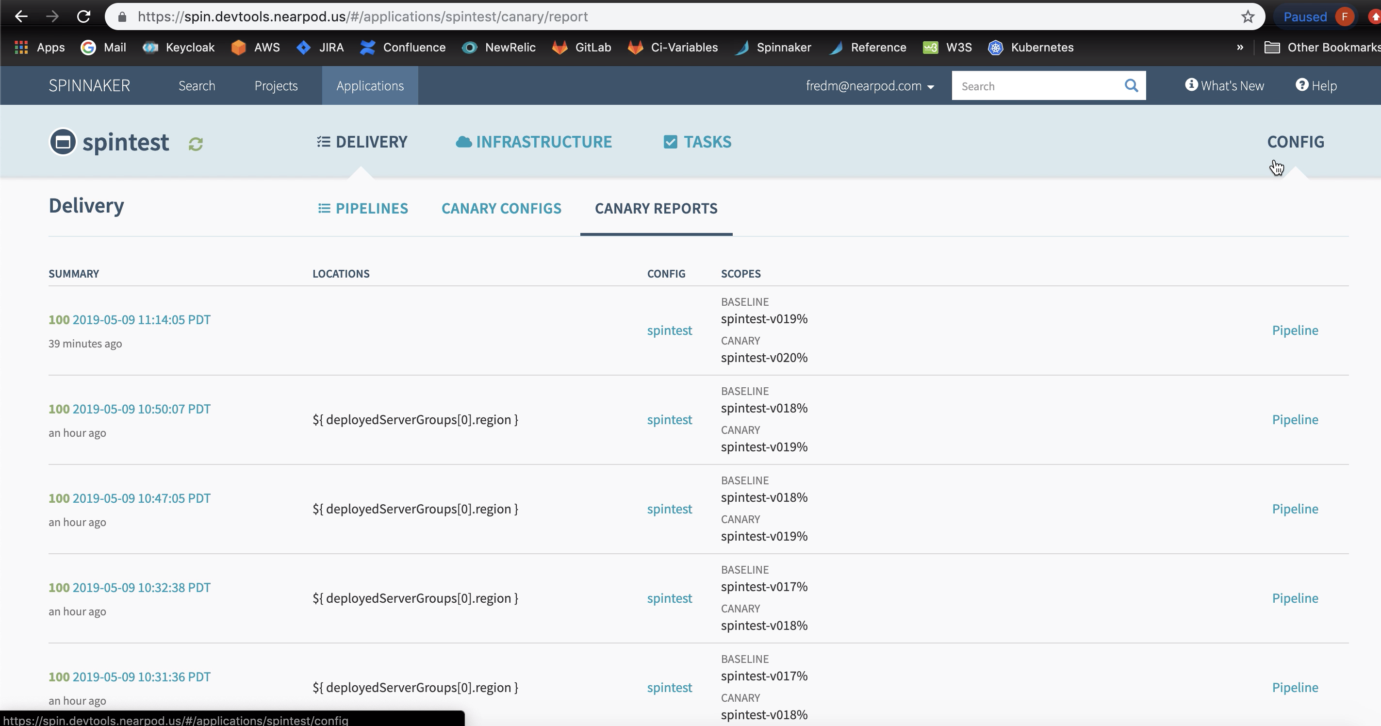 Canary Report summary immediately crashes after loading · Issue #4389 ...