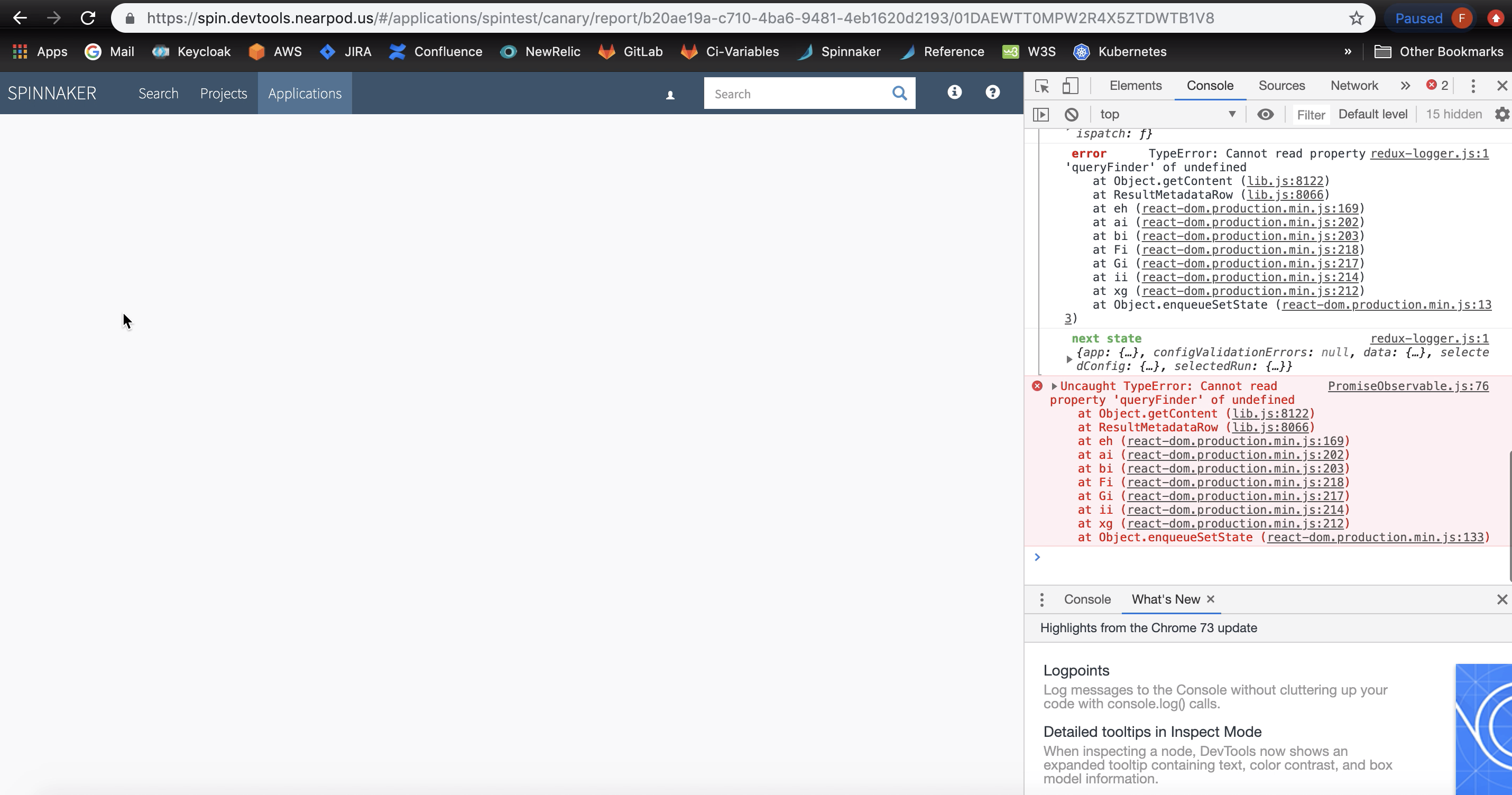 Canary Report summary immediately crashes after loading · Issue #4389 · spinnaker/spinnaker · GitHub