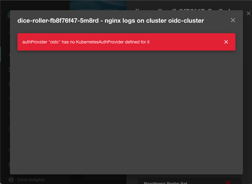 🐛 Bug Report: viewing logs on an `oidc` cluster fails · Issue #20363 · backstage/backstage · GitHub