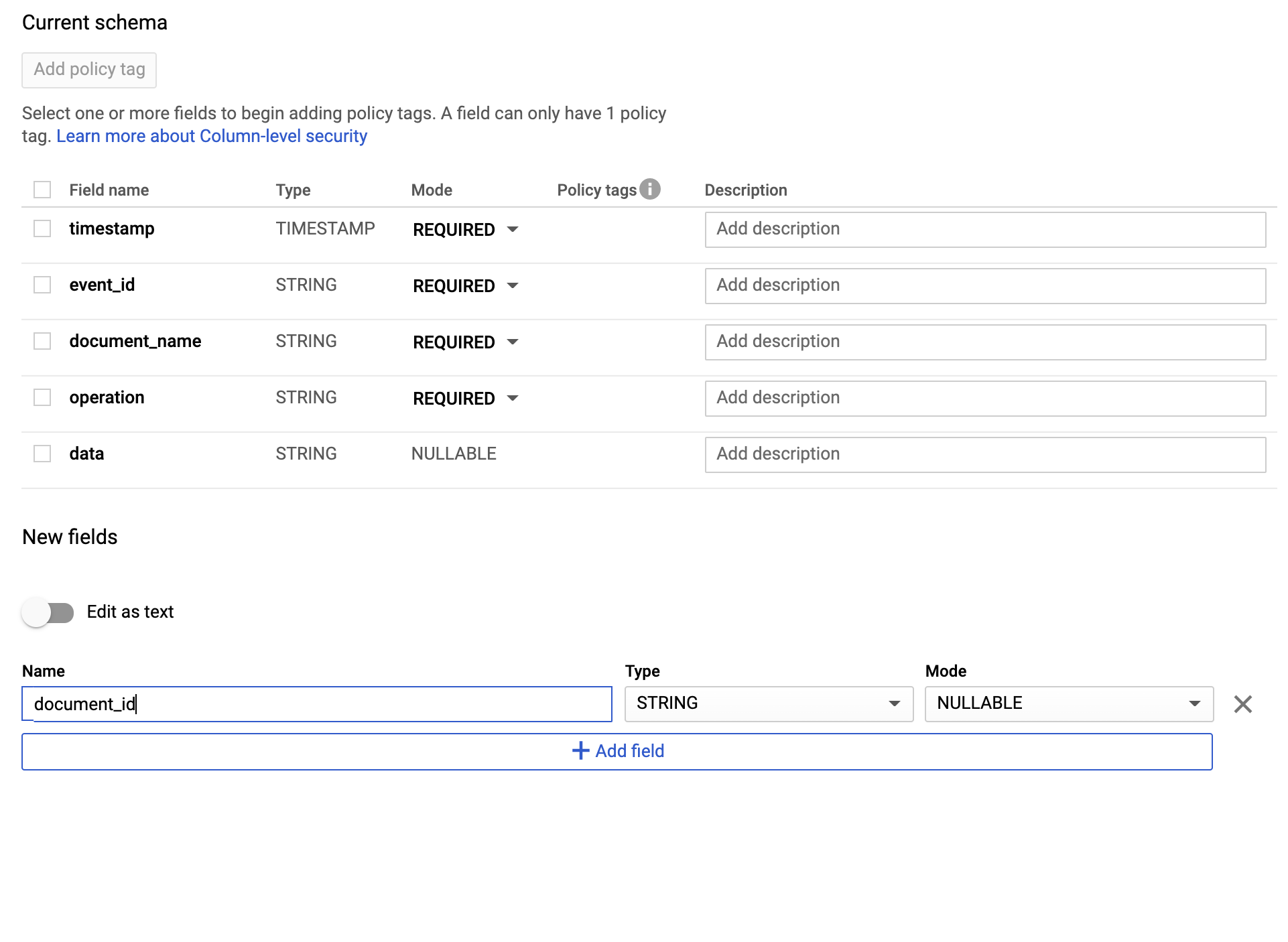 Error when mirroring data to BigQuery PartialFailureError · Issue #235 · firebase/extensions ...