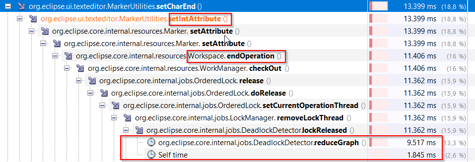 Saving Java File Is Very Slow When The Class Has Many Markers · Issue 983 · Eclipse Platform