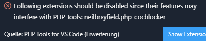 Disable Warning · Issue #51 · DEVSENSE/phptools-docs · GitHub
